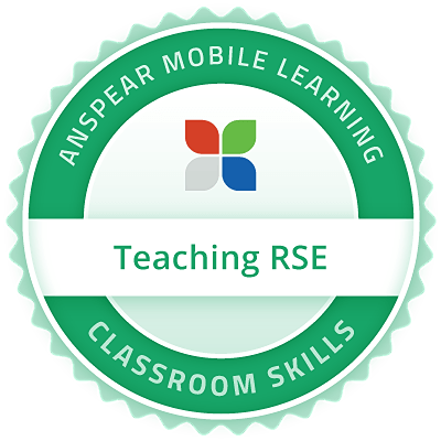Teaching RSE - Anspear | Certify